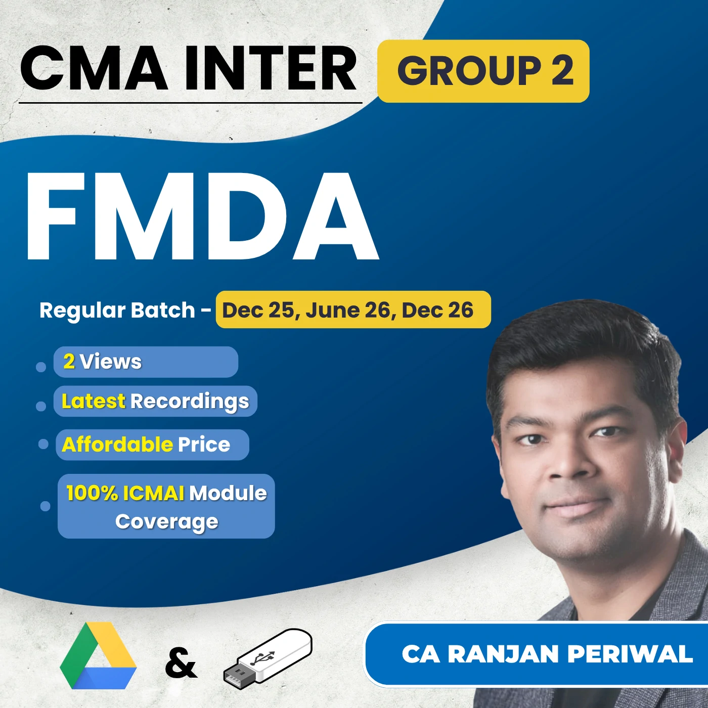 CMA Inter FM & DA By CA Ranjan Periwal