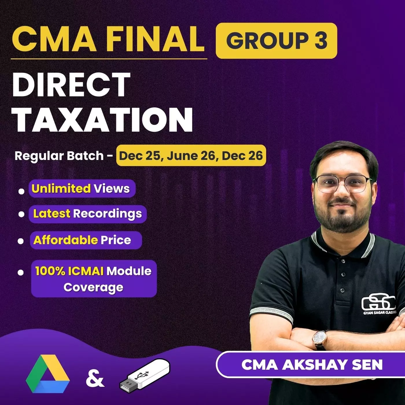 CMA Final Direct taxation by CMA Akshay Sen