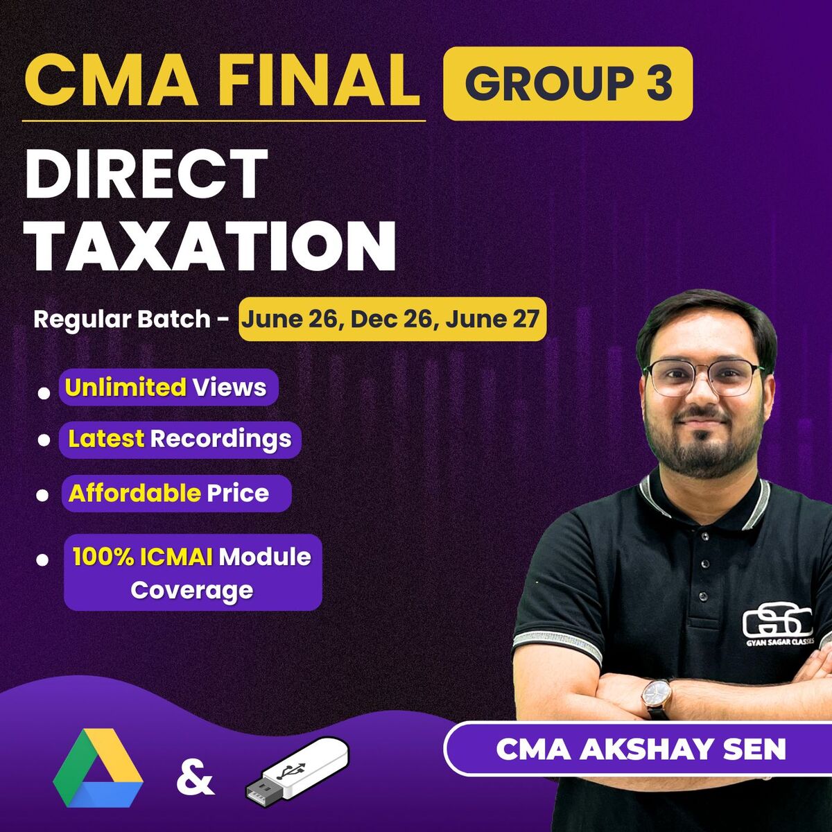 CMA Final Direct taxation by CMA Akshay Sen