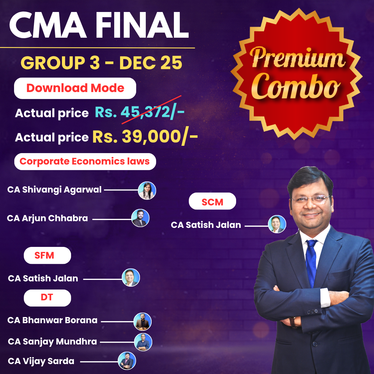 CMA Final Group 3 Full Course Combo