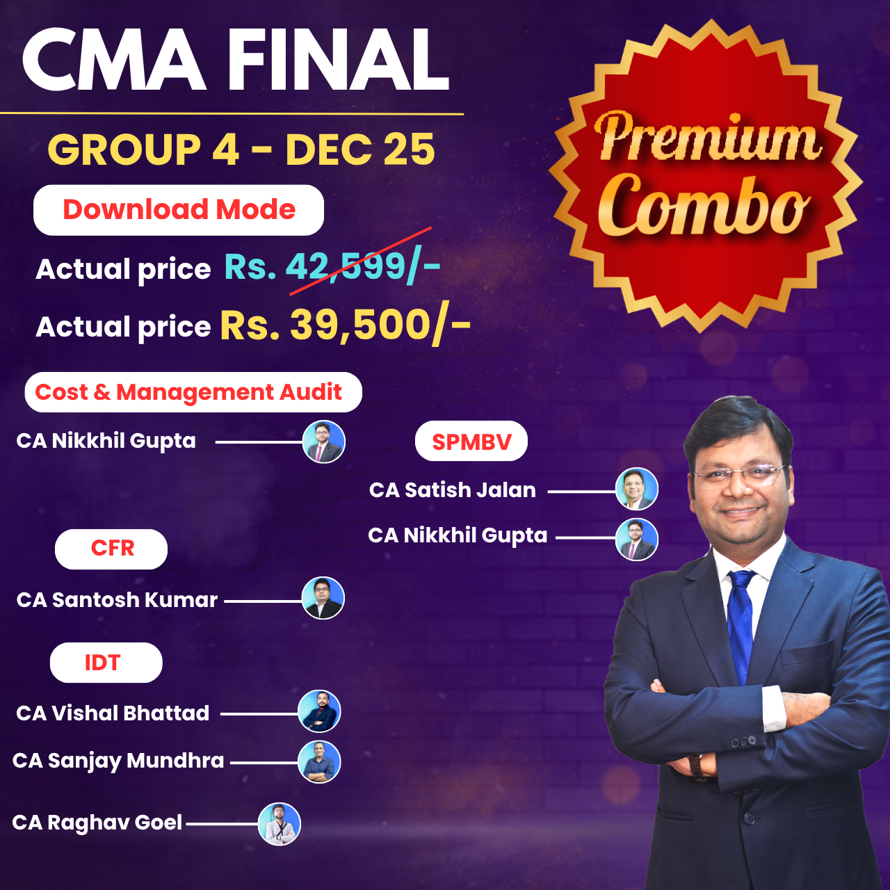 CMA final Group-4 Full Course Combo | SJC Institute