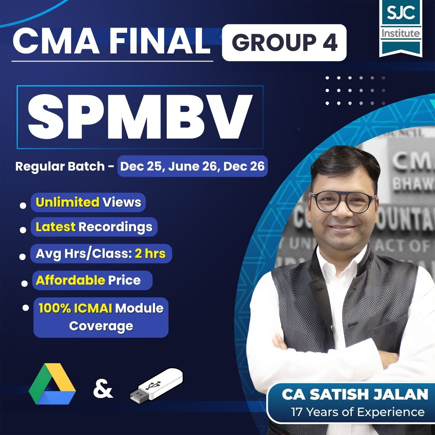 CMA Final SPMBV By CA Satish Jalan