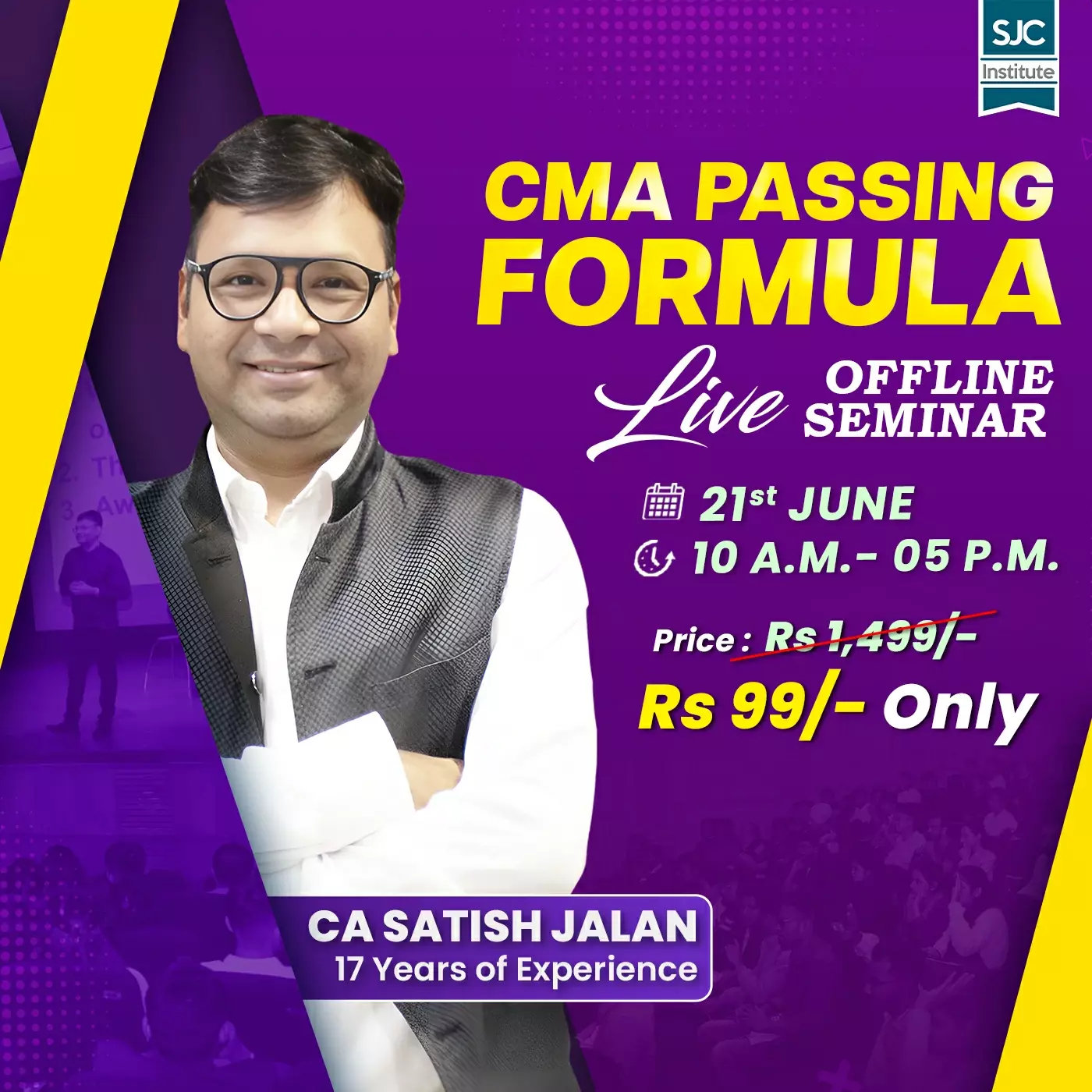 CMA Seminar Program by SJC Institute